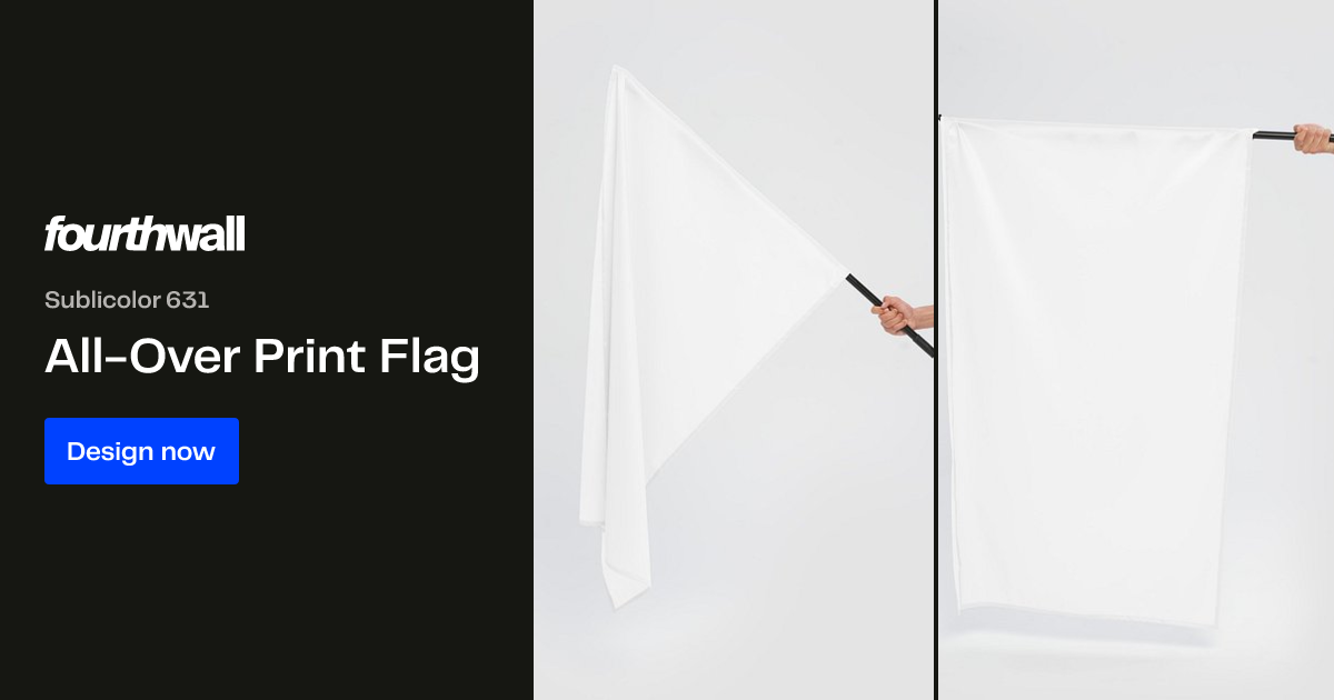 All-Over Print Flag | Fourthwall