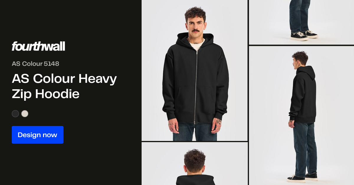 AS Colour Heavy Zip Hoodie | Fourthwall