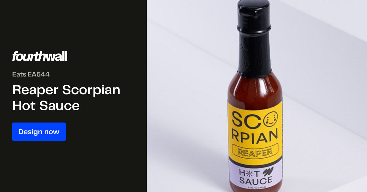 Reaper Scorpian Hot Sauce | Fourthwall